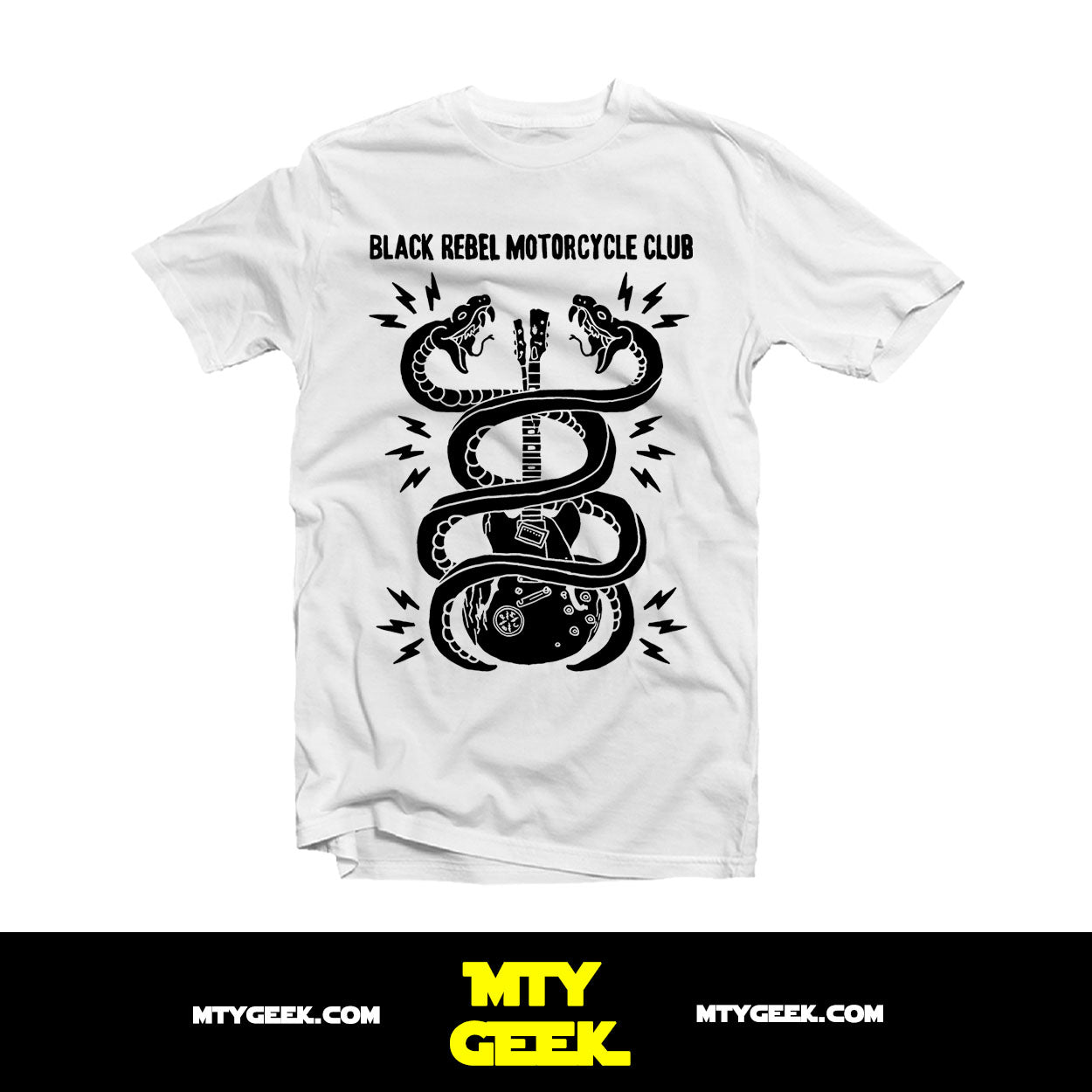 Playera Brmc - Mod. Poster Black Rebel Motorcycle Club – Mty Geek